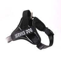 China Adjustable Dog Harness S/M/L/XL Sizes - Breathable Polyester No-Pull Vest for Outdoor Walking & Jogging for sale