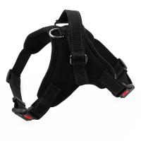 China Adjustable Dog Harness S/M/L/XL Sizes - Breathable Polyester No-Pull Vest for Outdoor Walking & Jogging for sale