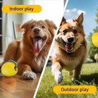 China 7cm 9cm EVA Floating Foam Dog Ball with Rope - Waterproof Chew Toy for Interactive Play for sale