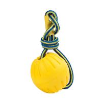 China 7cm 9cm EVA Floating Foam Dog Ball with Rope - Waterproof Chew Toy for Interactive Play for sale