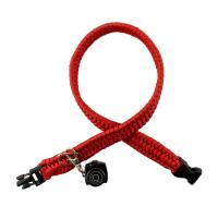 China Polyester USB Cat Tracking Collar With Camera 58cm Length 2.5cm Camera Wireless Digital Pet Monitoring for sale