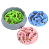 China Collapsible Silicone Pet Slow Feeder Bowl 190×46×170mm with Non-Slip Base for Dogs and Cats for sale