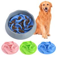 China Collapsible Silicone Pet Slow Feeder Bowl 190×46×170mm with Non-Slip Base for Dogs and Cats for sale