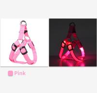 China LED Night Safety Dog Harness Vest - USB Rechargeable, Reflective Design, 500m Visibility, Multiple Sizes 30-68cm for sale