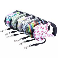 China 5 Meter Retractable Dog Leash with 1.2cm Nylon Rope - 6 Color Options and Adjustable Slip Design for sale