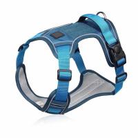 China Reflective Breathable No Pull Dog Harness Vest for Large Breeds - 0.3kg Weight, S/M/L/XL Sizes in Oxford Cloth for sale