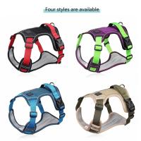 China Reflective Breathable No Pull Dog Harness Vest for Large Breeds - 0.3kg Weight, S/M/L/XL Sizes in Oxford Cloth for sale