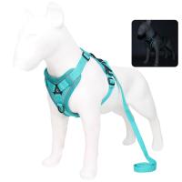 China Breathable Mesh Dog Harness with Reflective Strips - Adjustable S/M/L/XL Sizes for Outdoor Activities for sale