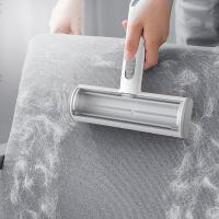 China Sustainable Pet Hair Remover Roller 192×66×49mm with Ergonomic Handle for Clothes and Furniture for sale