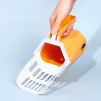 China Detachable Self-Cleaning Cat Litter Scoop with Anti-Slip Handle - 11x8x25cm ABS Construction for sale