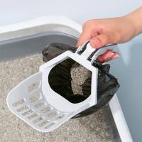 China Detachable Self-Cleaning Cat Litter Scoop with Anti-Slip Handle - 11x8x25cm ABS Construction for sale