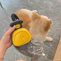 China Blue Handheld Dog Poop Scooper with Custom Logo Bag - Portable Pet Waste Cleanup Tool for Walking for sale
