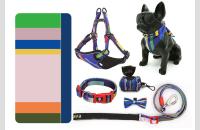 China Custom Reflective Dog Harness and Leash Set with Velcro Patches - 4 Sizes XS to L - MOQ 100 Pieces for sale