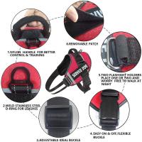 China XS-XXL Nylon Dog Harness with No-Pull Design and Reflective Safety Strips - 50 Piece MOQ for sale