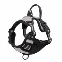 China Neoprene Reflective Dog Harness Set with No-Pull Design - S/M/L/XL Sizes, 5 Colors, Custom Logo Options for sale