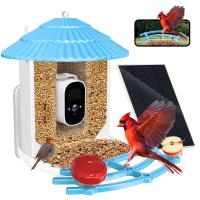 China IP66 Waterproof 4MP Smart Bird Feeder with 2.5L Capacity and Solar Panel for Wildlife Monitoring for sale