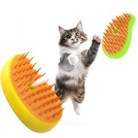 China Rechargeable Pet Hair Brush with Mist Spray and Self-Cleaning Function for Cats and Dogs for sale