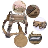 China Heavy Duty Neoprene Tactical Dog Harness Set - No Pull Design, Reflective Leash, 4 Sizes (XS-L), 100Pcs MOQ for sale