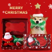 China Christmas Pet Gift Set with Knotted Frisbee and Chewable Toy Ball - One Size Holiday Playtime Accessories for sale