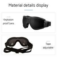 China Dog Goggles 105x45mm with UV Protection and Wind/Sand Resistance for Small to Medium Pets for sale