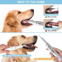 China 240V USB Rechargeable Ultrasonic Pet Tooth Cleaner with Multiple Intensity Settings - 2 Color Options for sale