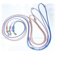 China Macaron PVC Slip Lead Dog Leash 2.4m × 6mm Waterproof Hands-Free Design with Adjustable Collar for sale
