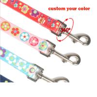 China Custom Leather Dog Collar and Leash Set with Striped Pattern - S/M/L Sizes, 0.1kg Weight for sale