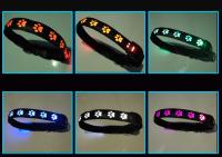 China Rechargeable LED Dog Leash with USB Charging - 0.65kg Nylon Construction in XS,S,M,L Sizes for sale