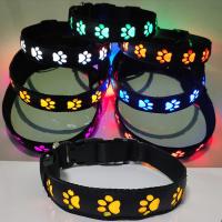 China Rechargeable LED Dog Leash with USB Charging - 0.65kg Nylon Construction in XS,S,M,L Sizes for sale