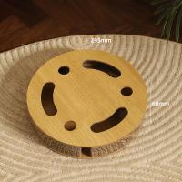 China Electric Rotating Cat Scratching Board 295×60mm with Multiple Play Modes and Wooden Construction for Indoor Cats for sale