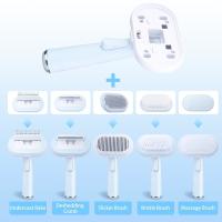 China 5-in-1 Pet Grooming Kit with Self-Cleaning Slicker Brush and 95% Shedding Reduction Tool 178.3×103.4×114.8mm for sale