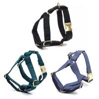 China Luxury Velvet Dog Collar Leash Harness Set Adjustable Sizes XS to L OEM ODM Accepted for sale
