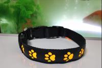China Custom Logo LED Dog Collar with USB Rechargeable Battery and 4 Sizes (XS/S/M/L) - Multiple Flashing Modes for Night Safety for sale