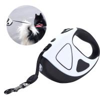 China LED Retractable Dog Leash with Flashlight - 10ft & 16ft Nylon Extendable Lead for Night Walking for sale