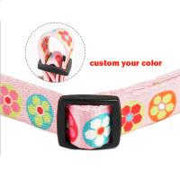 China Polyester Martingale Dog Collar with Metal Buckle - Custom Gold Sublimation in XS/S/M/L Sizes - MOQ 100 Pieces for sale