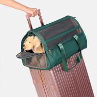 China Large Capacity Nylon Pet Carrier 48×25×35cm with 5 Color Options and Custom Design Services for sale