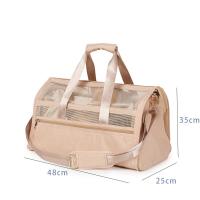 China Large Capacity Nylon Pet Carrier 48×25×35cm with 5 Color Options and Custom Design Services for sale