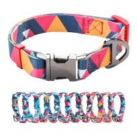 China Waterproof Training Dog Collars with Custom Print Patterns - 4 Sizes (XS/S/M/L) and 100 Pcs MOQ for sale