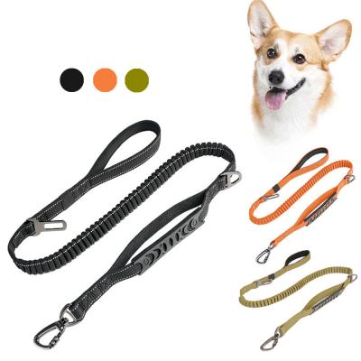 China Custom Nylon Dog Leash 4 Ft with Metal Buckle Lock Handle Reflective Safety for sale