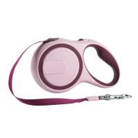 China Adjustable Retractable Dog Leash with One-Touch Locking System - ABS+TPE Shell & Metal Hook for Secure Pet Control for sale