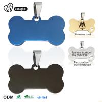 China Custom Stainless Steel Pet ID Tags 2-6cm with Personalized Engraving for Dogs and Cats for sale