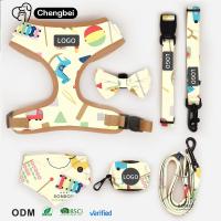 China Adjustable Polyester Pet Harness Vest with Bowknot Decoration 4 Sizes S M L XL for sale