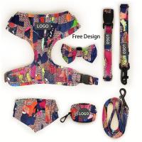 China Adjustable Polyester Pet Harness Vest with Bowknot Decoration 4 Sizes S M L XL for sale