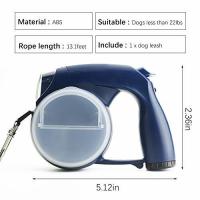 China 4m Retractable LED Dog Leash with Flashlight - Nylon Automatic Lock Pet Walking Lead 100Pcs MOQ for sale