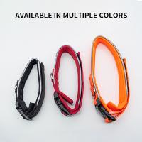 China Luxury Dog Collar Corduroy Leather Velvet Nylon Adjustable Sizes XS to L for sale