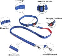 China Adjustable Hands-Free Dog Running Leash with Bungee - 48.8-68.8in Length for 30-100lb Dogs for sale