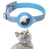 China Adjustable Nylon Dog Collar with AirTag Holder for Small Animals 3 Sizes XS S M for sale