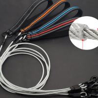 China 4FT Chew-Proof Pet Leash with Metal Anti-Bite Design and Soft Padded Handle - 120cm Length for sale