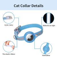 China Adjustable Nylon Dog Collar with AirTag Holder for Small Animals 3 Sizes XS S M for sale