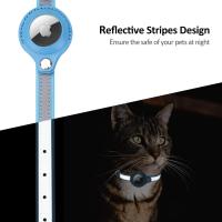 China Adjustable Nylon Dog Collar with AirTag Holder for Small Animals 3 Sizes XS S M for sale